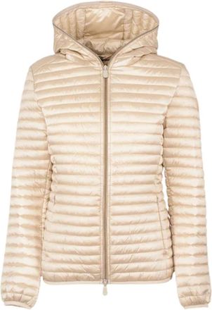 Save The Duck Femme, Vestes, Beige, Taille: 44 FR Alexa Giubbino
