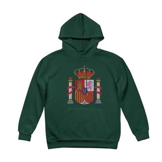 Generic Sweat &Agrave; Capuche Espagne Embl&egrave;me National pour Hommes Adultes Et Adolescents Doublure Polaire Sweatshirt pour Patriotes Hoodie Hommes Femmes Pull &Agrave; Cap