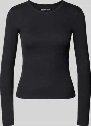 Review Longsleeve mit Rundhalsausschnitt
