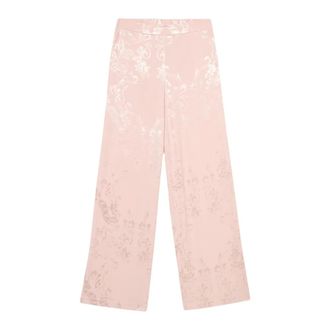 Oltre Jacquard-Palazzohose - - Trousers - Damen - Rosa - M