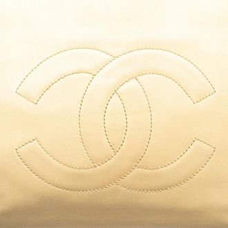 Chanel Shopper - CC Lambskin Chain Tote - Gr. unisize - in Braun - f&uuml;r Damen