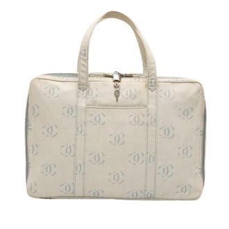 Chanel Pre-owned Vintage Denim Weekend Bag - - Pre-owned - Damen - Beige - ONE SIZE