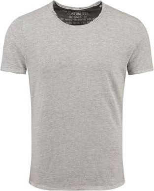 Key Largo T-Shirt Bread New Round pour Homme, Silver Mel. (1108), S
