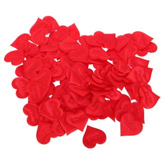 Angoily 100 St&uuml;ck Teiliges Herz-konfetti aus Rotem Handwerktechnisch Gefertigte Romantische Streudeko f&uuml;r Valentinstag Hochzeit Muttertag und Besondere Anl&auml;ss