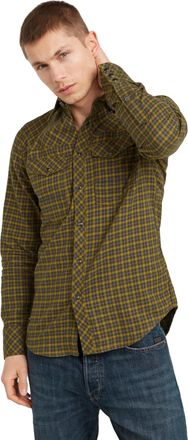 G-Star G-STAR Mens Dakota Slim Shirt, Mehrfarben (Tapenade Chibi Check D25223-D818-G906), L