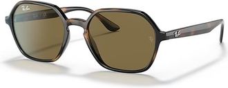 Ray-Ban Rb4361 Sonnenbrillen Tortoise Fassung Braun Glas 52-18