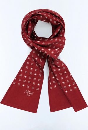 Fursac Foulard en soie - Taille Unique - Homme