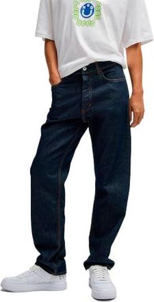 HUGO BOSS Hommes Jonah Jean Regular en Denim Bleu-Noir
