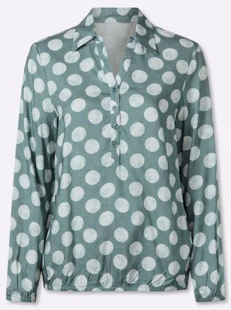 Witt Klassische Bluse Druck-Bluse Langarm