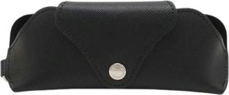 Prada Pre-owned &Eacute;tui &agrave; lunettes Saffiano - Femme - Pre-owned - Noir - Taille: ONE Size