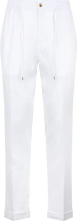 Philipp Plein Homme, Pantalons, Blanc, Taille: 2XL Pantalon de jogging en lin