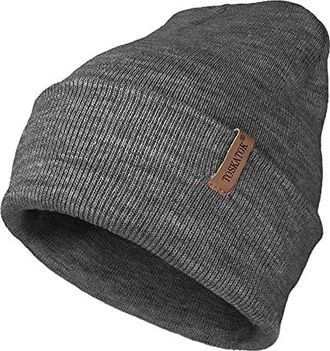TOSKATOK Bonnet Unisexe Doux au Toucher pour Femme ou Bonnet en Tricot Slouch Bonnet laineux dhiver Chaud