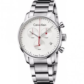 Calvin Klein Elegante und funktionale silberne Quarzuhr - - Accessories - Herren - Grau - ONE SIZE