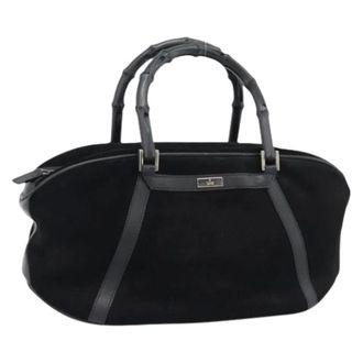 Gucci Sac &agrave; main vintage doccasion - Femme - Pre-owned - Noir - Taille: ONE Size