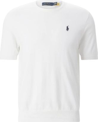 Polo Ralph Lauren Homme, Pulls, Blanc, Taille: M Tricot ras du cou