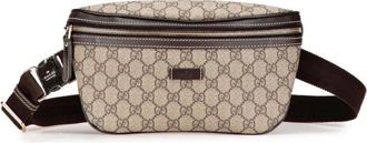 Gucci sac banane à motif GG Supreme (2000-2015) - Marron