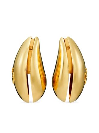 Tory Burch boucles doreilles &agrave; design perfor&eacute;