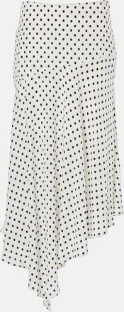 Veronica Beard Midirock Rosemary aus einem Seidengemisch