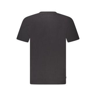 Timberland Logo-Print Organic Cotton T-Shirt - Black