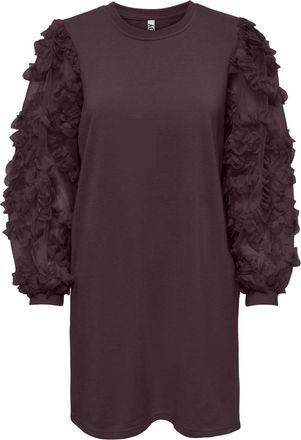 Jacqueline de Yong JdY Damen Jdyfairview L/S Sweat Dress JRS, Winetasting, M