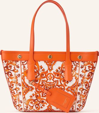 Dolce & Gabbana Shopper Atene Mit Pouch orange
