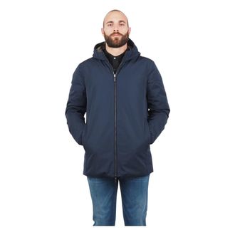 Ciesse Piumini Wendbare lange Daunenjacke mit Kapuze - - Jackets - Herren - Blau - XL