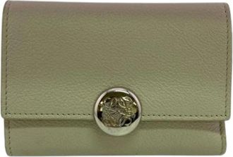 Loewe Portefeuille Pre-owned (tri-fold) - Femme - Pre-owned - Beige - Taille: ONE Size