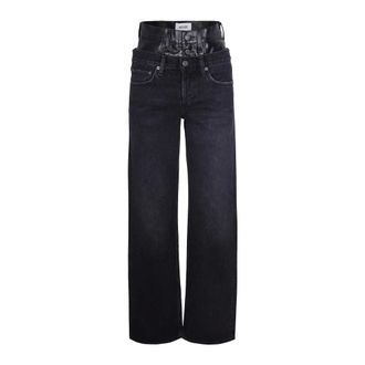 A Gold E Damen, Jeans, Schwarzk, W25Gr&ouml;&szlig;e
