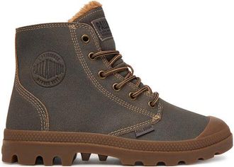 Palladium Schn&uuml;rschuhe Pampa Zip Wl Pilot 74977-242-M Dunkelbraun