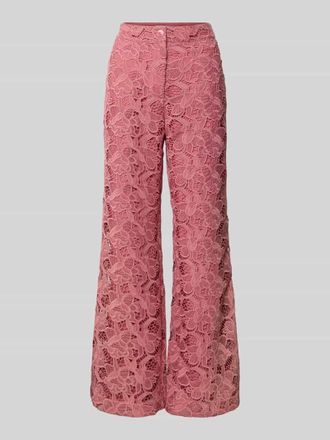 Jake*s Stoffhose aus Spitze mit Eingrifftaschen