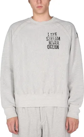 Engineered Garments Printed Cotton Sweatshirt - Gray