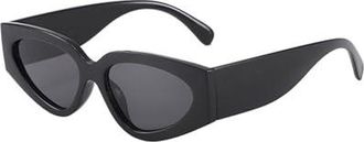 Generic Lunettes De Soleil For Hommes &Agrave; Petite Monture, For Femmes For Les Trajets Domicile-travail Et Vacances Au Volant(Black)