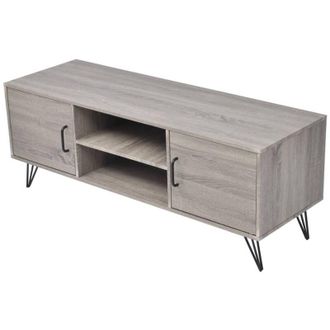 vidaXL Meuble tv 120x40x45 cm Gris Vidaxl