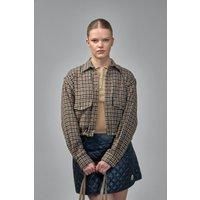 Moncler Plaid Shirt Jacket