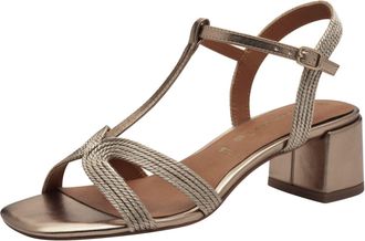 Tamaris Sandalette Damen Vegan Elegant metallic,EU 39