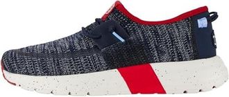 HeyDude Sirocco Sport Mode - Chaussures pour Hommes - Baskets avec Semelles Confortables - Style Mocassin, Navy/Grey, 40