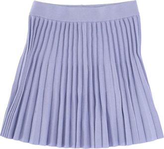 MRZ jupe à design plissé - Bleu