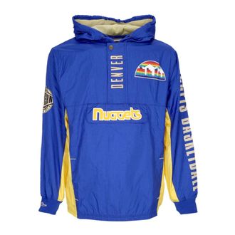 Mitchell & Ness Denver Nuggets Windbreaker Vintage Logo - - Sport - Herren - Blau - S