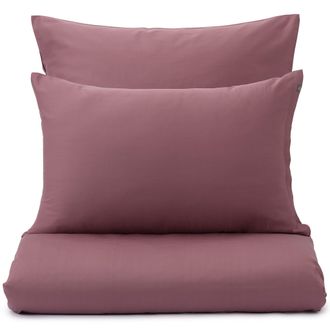 Urbanara Oufeiro Satin-Bettw&auml;sche 155x220 + 80x80 cm I 100% Bio-Baumwolle Made in Portugal Oeko Tex Standard 100 I k&uuml;hlend & seidig weich I Seidenmatt Premium 