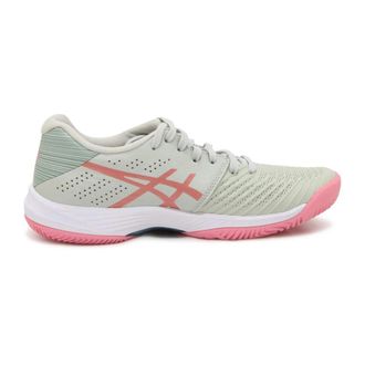 Asics Swift FF Padel Schuhe Light Sage/Rose Gold - - Shoes - Damen - Grau - 41 1/2 EU