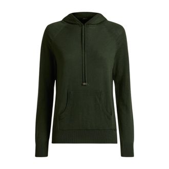 Kiton Woll-Kapuzenpullover - - Sweatshirts & Hoodies - Damen - Gr&uuml;n - XS