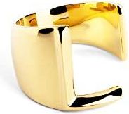 Singularu Bague personnalisée Letter Signet. Solide et ajustable. Laiton avec finition plaqué or 18Kt. Taille unique. Bijoux pour femme. Lettre L