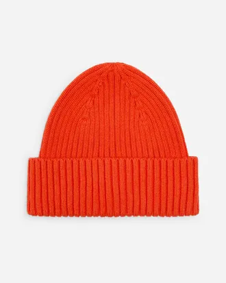 Arket Rippstrickm&uuml;tze -Rot
