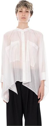 Meimeij Femme, Blouses et Chemises, Blanc, Taille: 38 FR Chemises