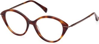 Max Mara unisex, Accessoires, Brun, Taille: 52 MM Optical Frame