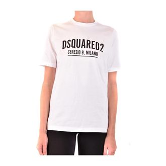 Dsquared2 Stylisches T-Shirt - - Tops - Damen - Wei&szlig; - S