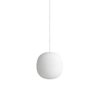 New Works Suspension Lantern - Blanc - Verre dépoli strié - Designer Anderssen & Voll