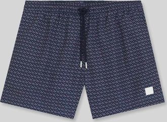 HUGO BOSS Regular Fit Badeshorts mit Logo-Patch Modell VIBE