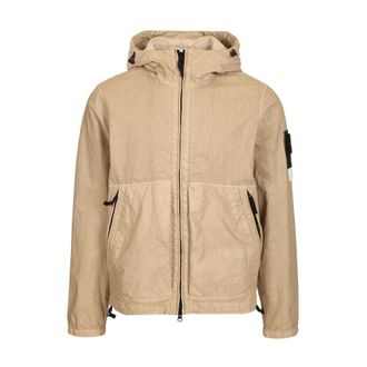 Stone Island Kapuzenjacke - - Jackets - Herren - Beige - XL