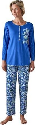 Daxon Pyjama Maille Pur Coton - Femme